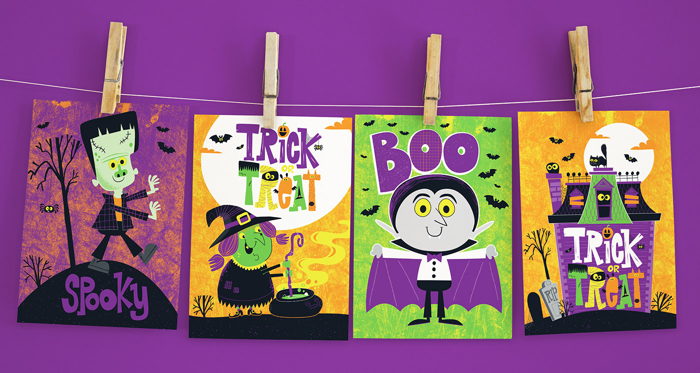 Spooky Halloween - Josh Cleland - Portland, Oregon Illustrator and Designer
