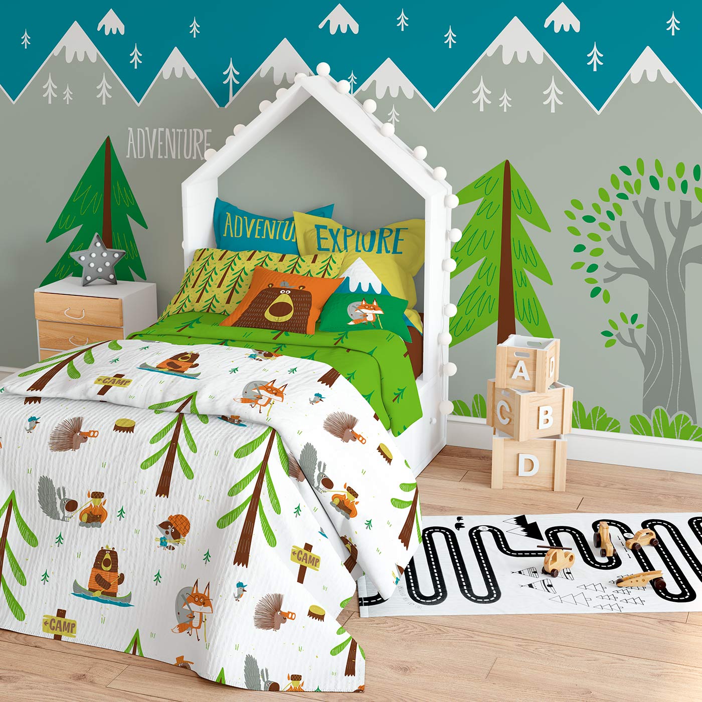 Woodland Campers - Josh Cleland - Portland, Oregon Illustrator and Designer