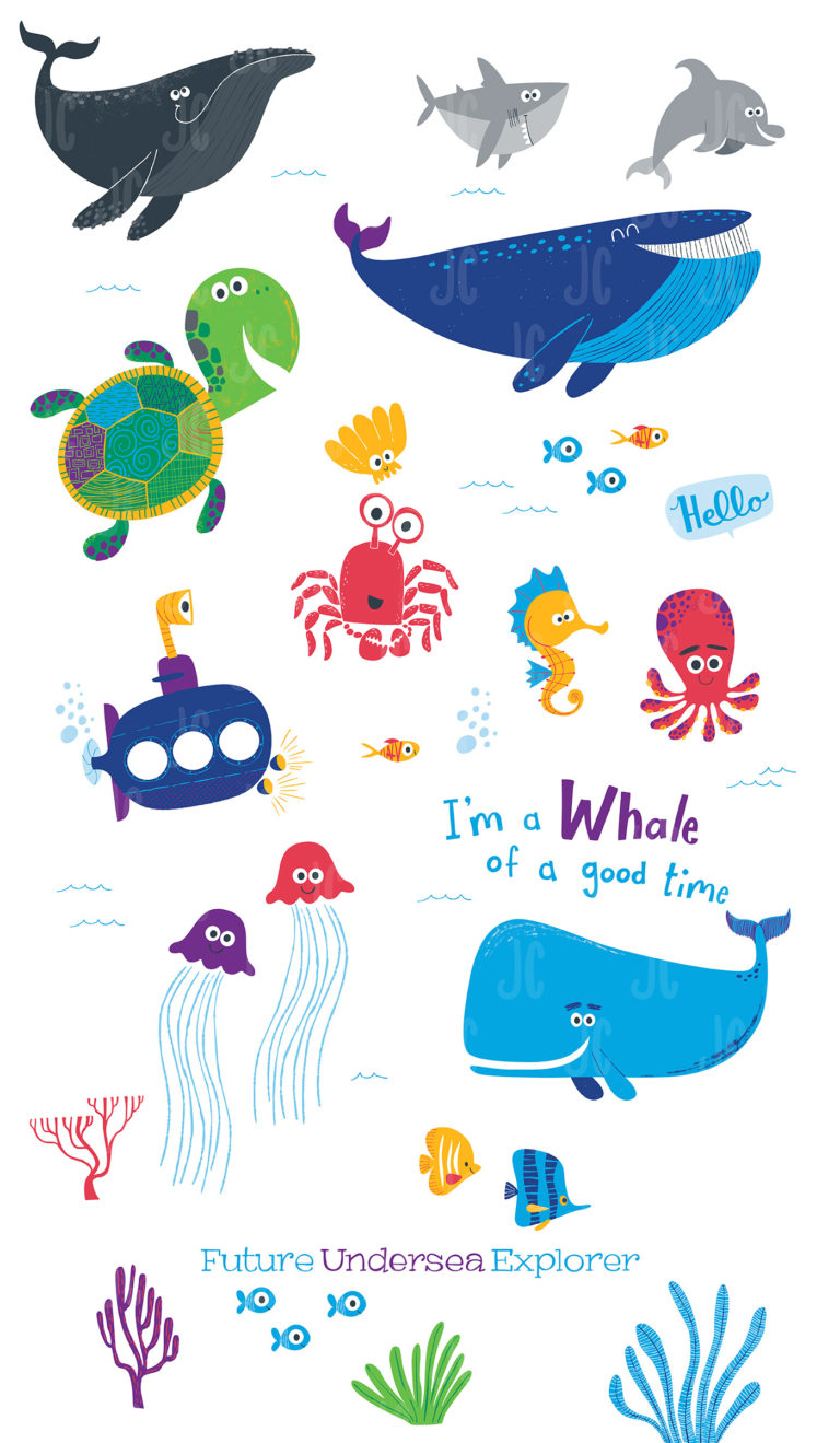 Under The Sea - Josh Cleland - Portland, Oregon Illustrator and Designer
